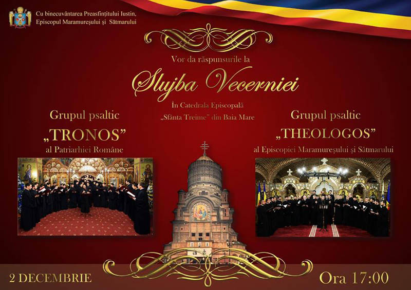 Grupul psaltic al Patriarhiei vine în Baia Mare - Graiul Maramureșului